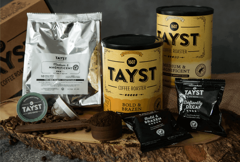 Eco-Friendly Coffee from Tayst Coffee Roasters